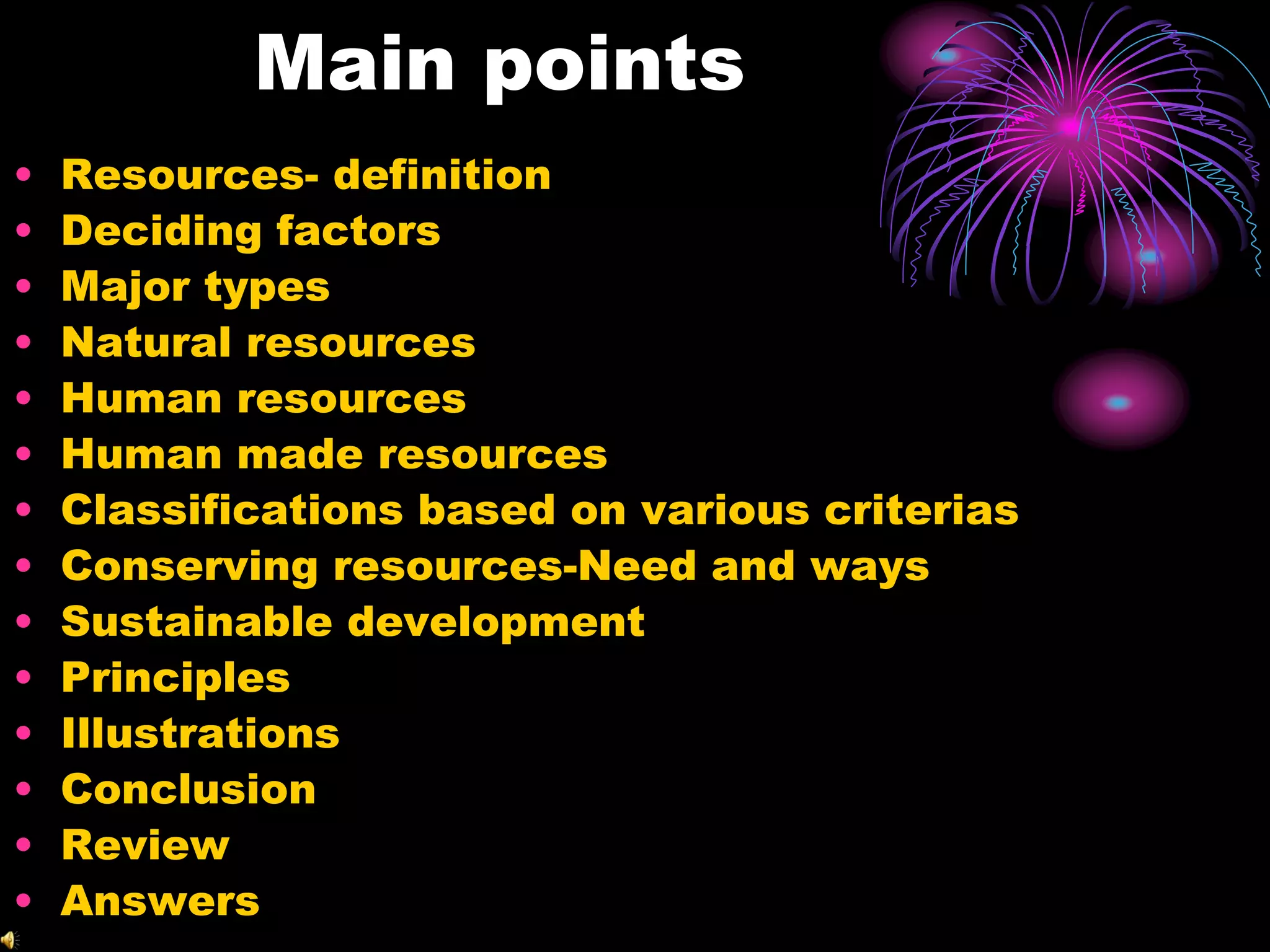 Class VIII Resource | PPTX