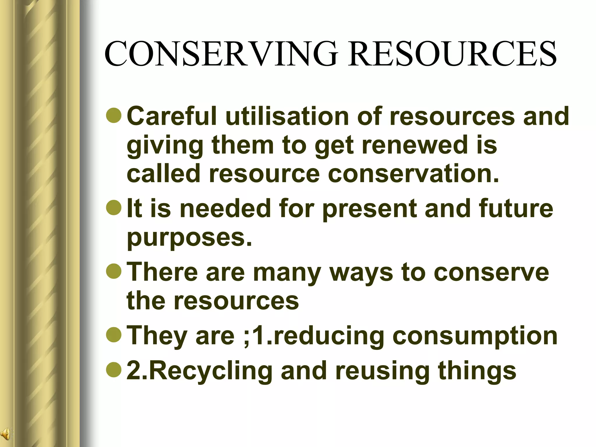 Class VIII Resource | PPTX