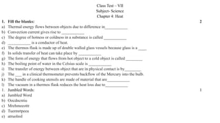 Class VII Science Chapter Heat worksheet.pptx