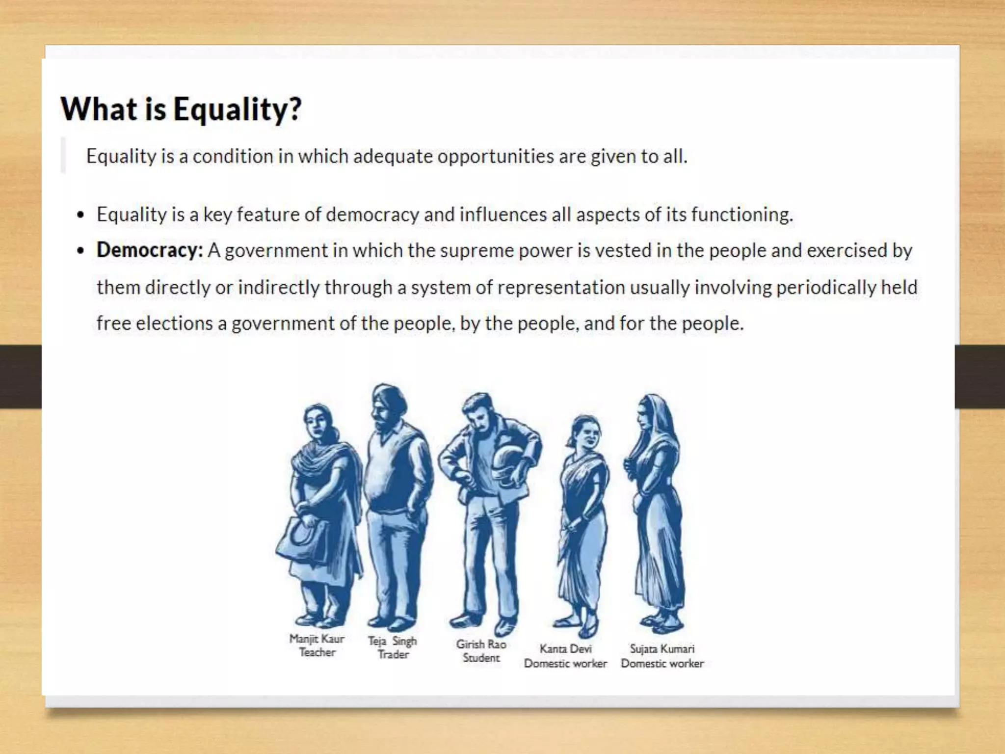 Class VII SST PPT Chapter - 1 Equality.pptx