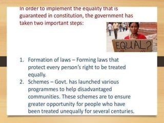 Class VII SST PPT Chapter - 1 Equality.pptx