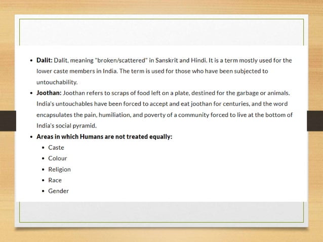 Class VII SST PPT Chapter - 1 Equality.pptx