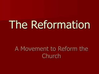 Class vlll reformation part ll | PPT