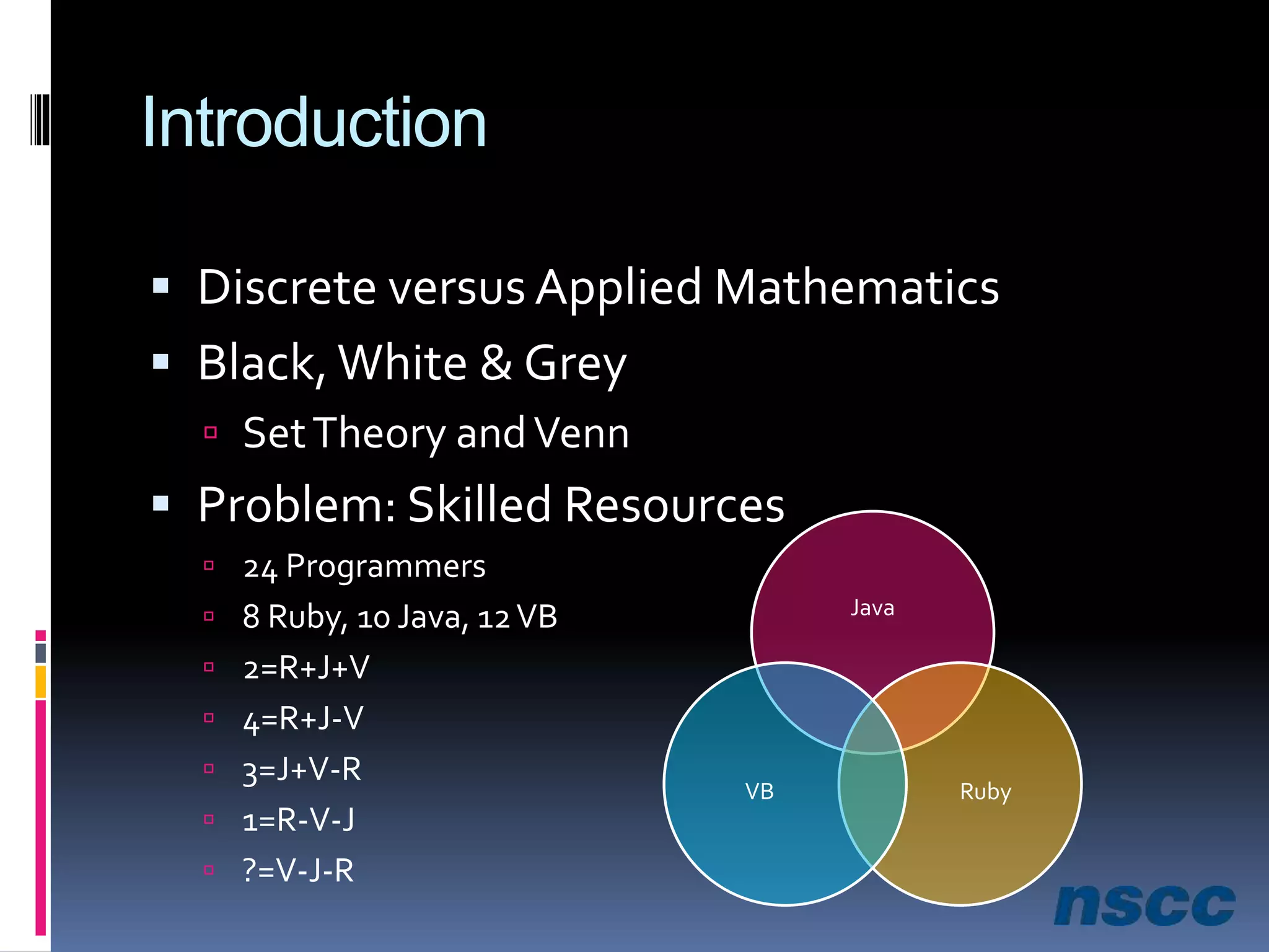 Class 5 - Set Theory and Venn Diagrams | PPT