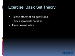 Class 5 - Set Theory and Venn Diagrams | PPTX