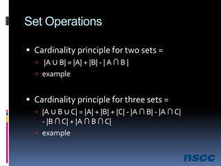 Class 5 - Set Theory and Venn Diagrams | PPTX