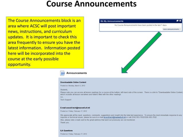 Class walk through acsc dl 6 (1) | PPT