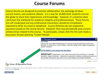 Class walk through acsc dl 6 (1) | PPT