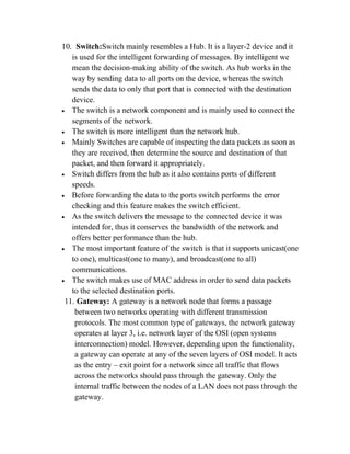 Class work 1 computer networks-cse-317 | PDF