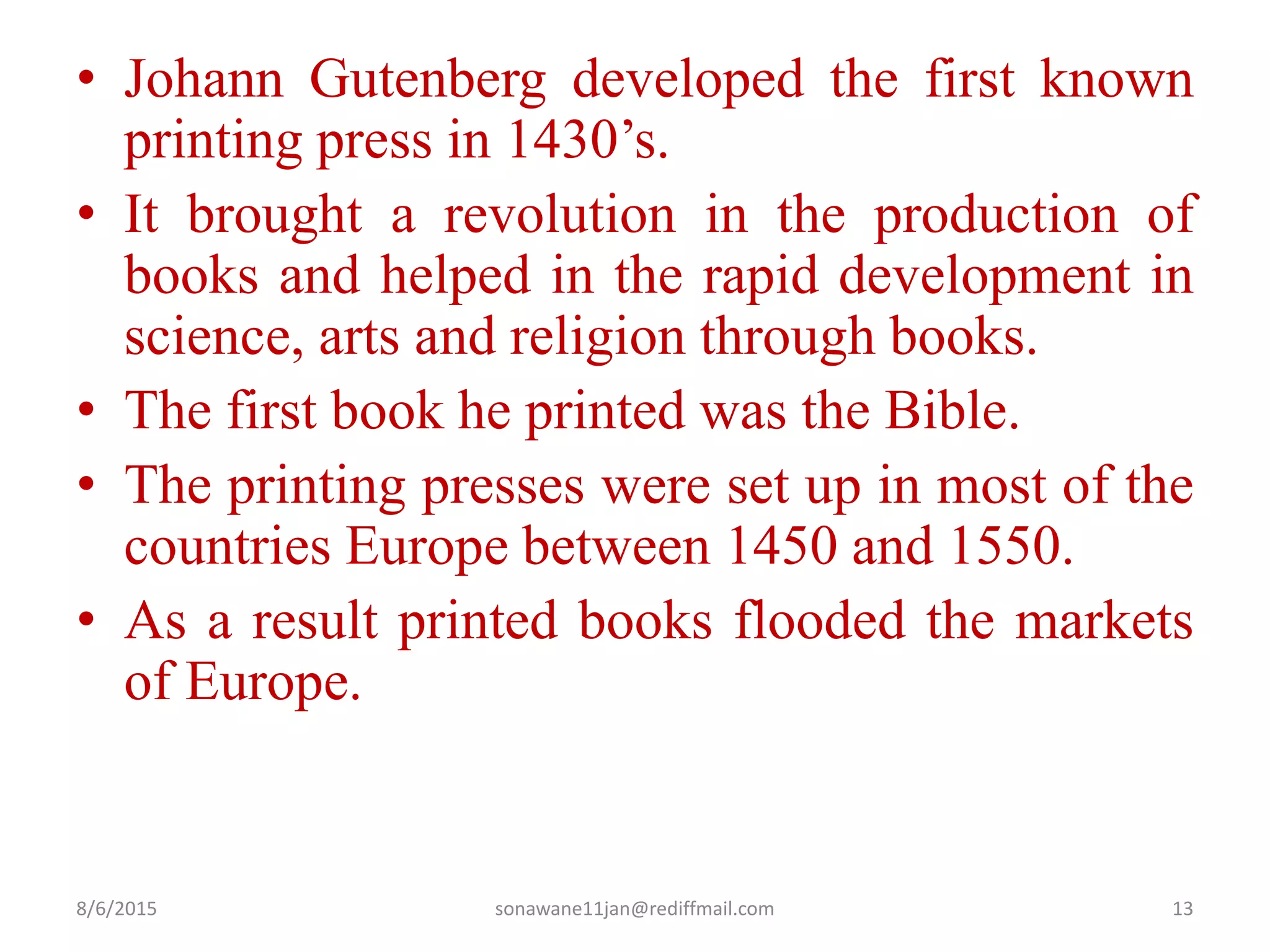 Class x history - 6 print culture and the modern world | PPTX