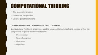 CLASS XI - CS 4 - Problem Solving.pptx
