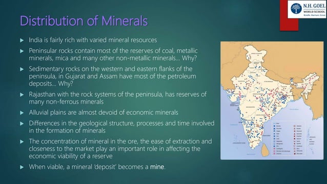 Class xi cbse minerals and energy resources | PPTX