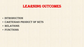 Class XI CH 2 (relations and functions) | PDF