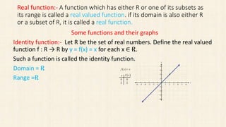 Class XI CH 2 (relations and functions) | PDF