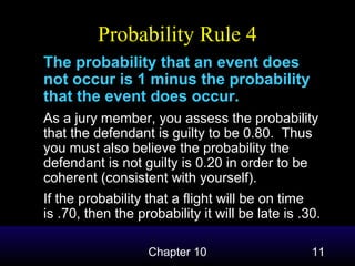 Class xi chapter_10_probability | PPT