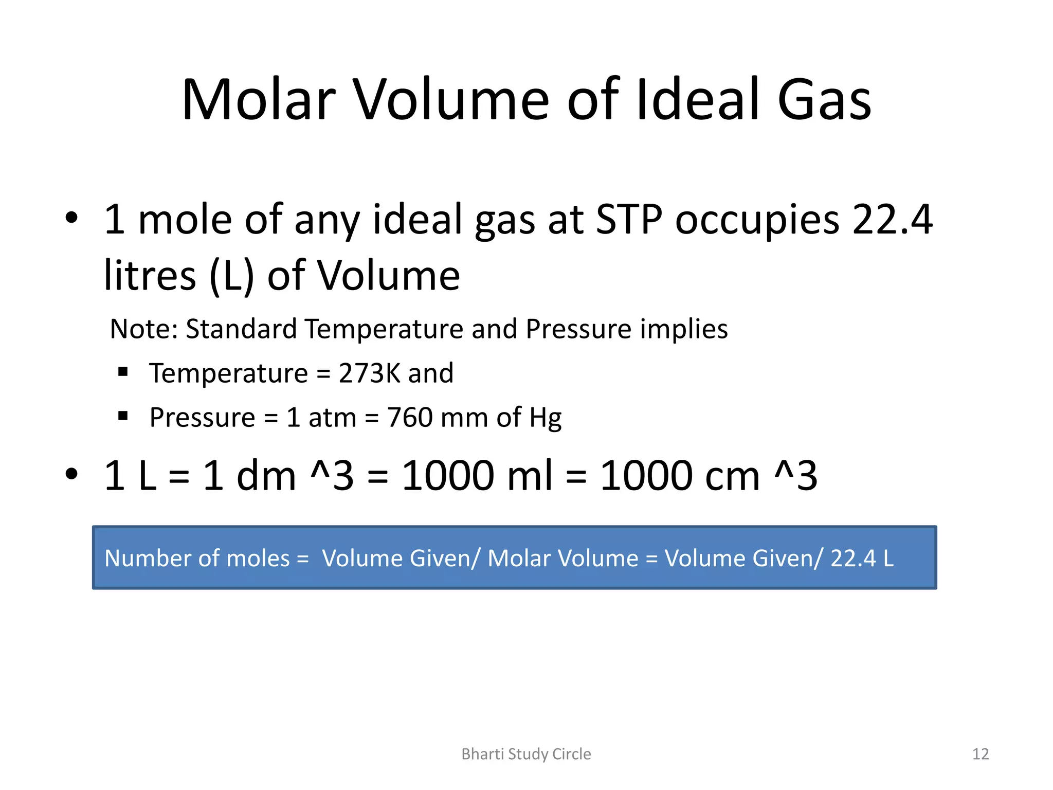 Class XI Chemistry - Mole Concept | PPTX