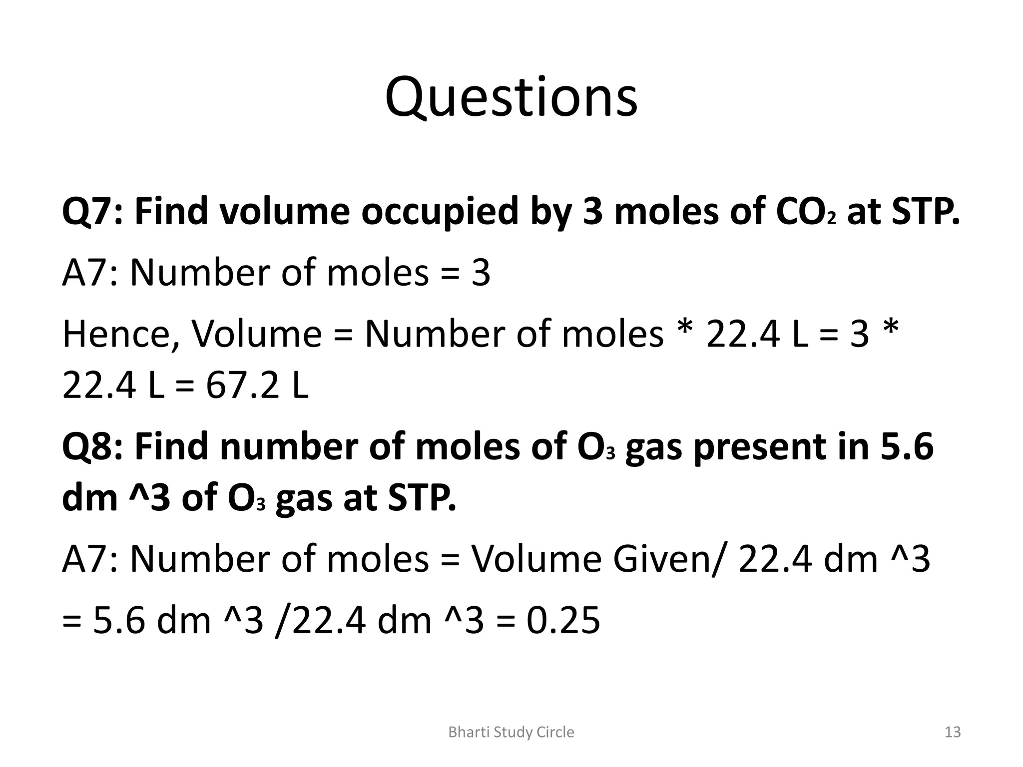 Class XI Chemistry - Mole Concept | PPTX