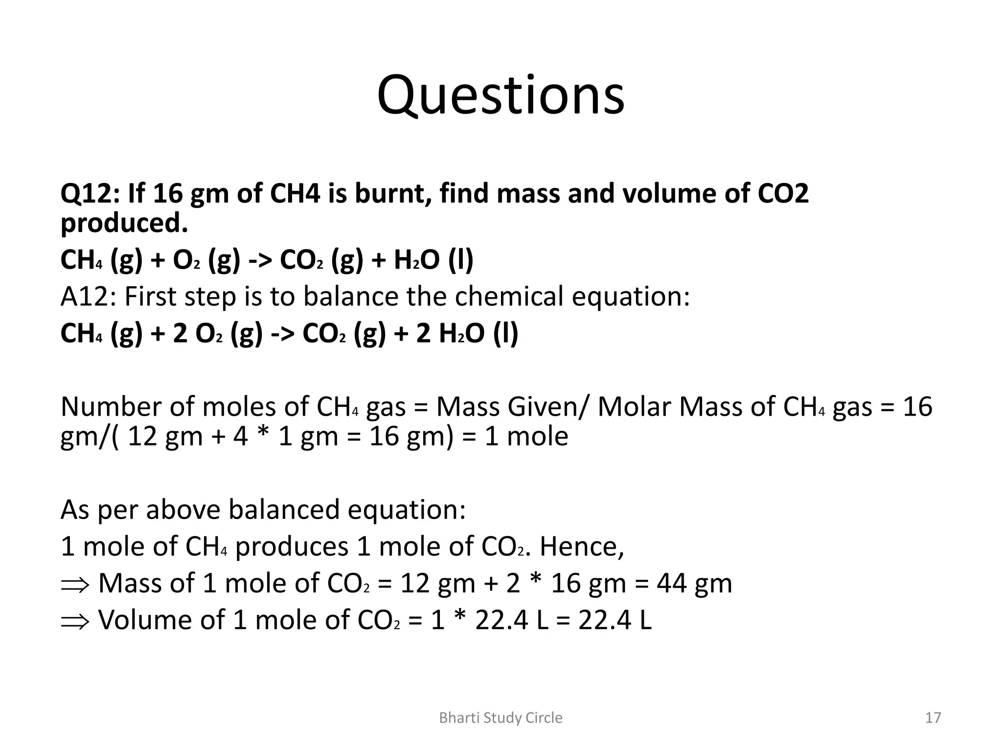 Class XI Chemistry - Mole Concept | PPTX