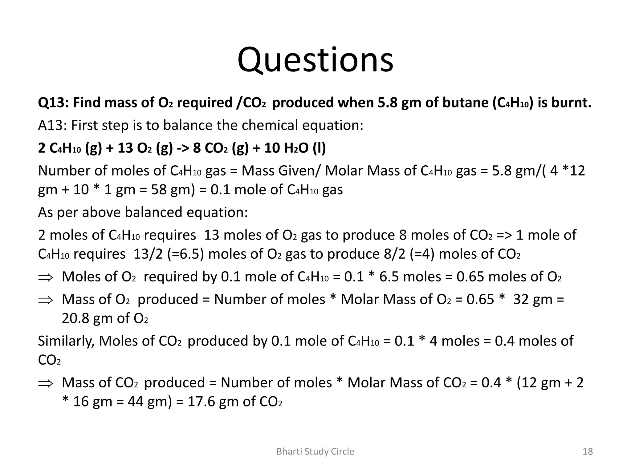 Class XI Chemistry - Mole Concept | PPTX