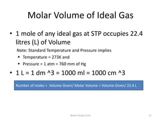Class XI Chemistry - Mole Concept | PPTX