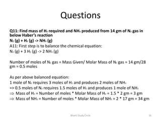 Class XI Chemistry - Mole Concept | PPTX | Chemistry | Science