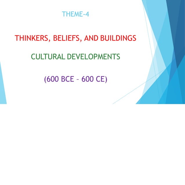 CLASS XII- HISTORY-THEME 4-Thinkers, Bes | PPTX