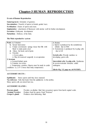 Class XII Biology Study Material | DOCX