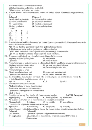 Class 12 Biology Topic Wise Line by Line Chapter 4 Principles of ...