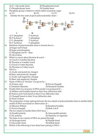 Class 12 Biology Topic Wise Line by Line Chapter 5 Molecular Basis of ...