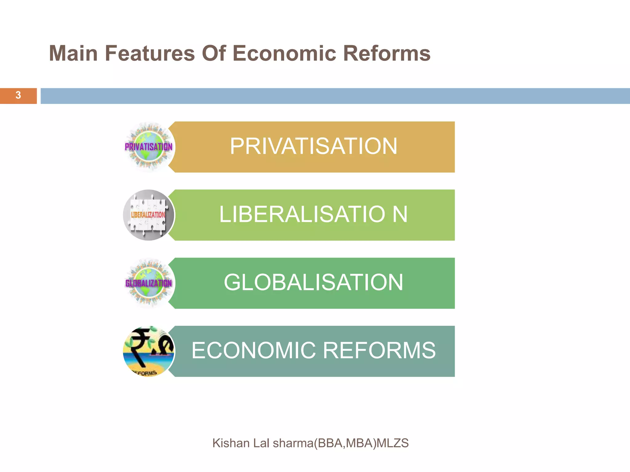New Economic Policy Reform Class XII (Economics) | PPTX