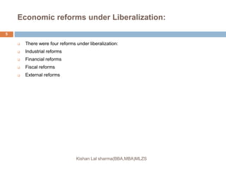 New Economic Policy Reform Class XII (Economics) | PPTX