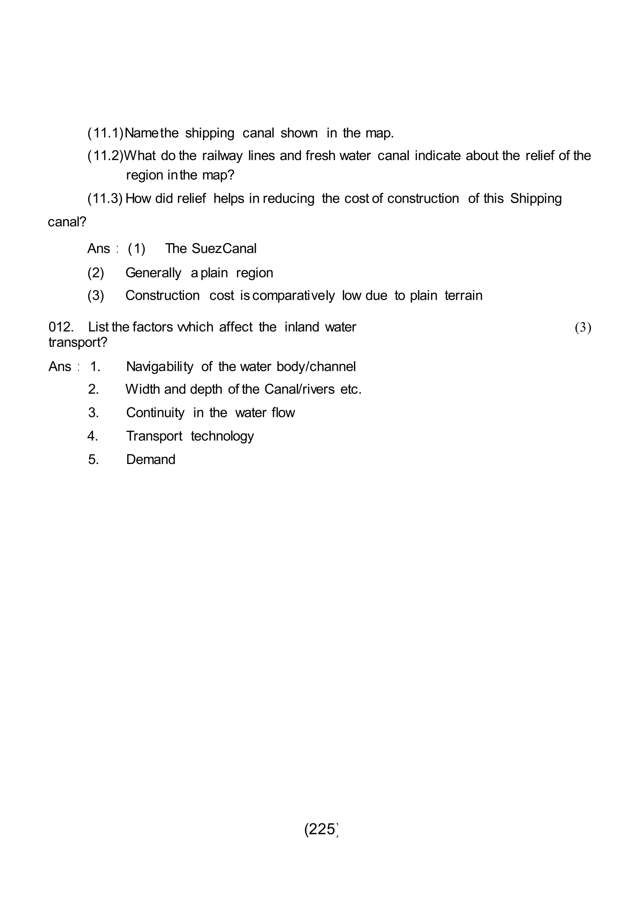 Class XII Geography Study Material | DOCX