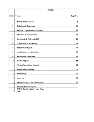Class XII Mathematics Support Material | PDF