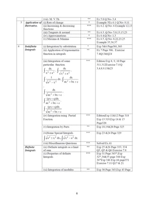 Class XII Mathematics Support Material | PDF