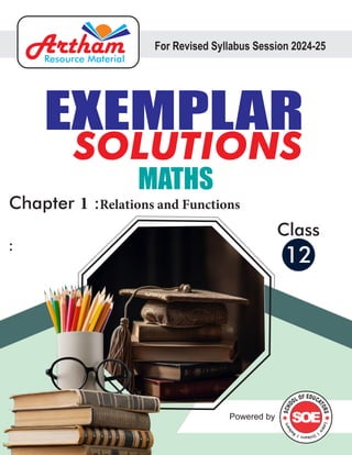 Class XII Mathematics Notes Chapter 1 Relations and Functions | PDF