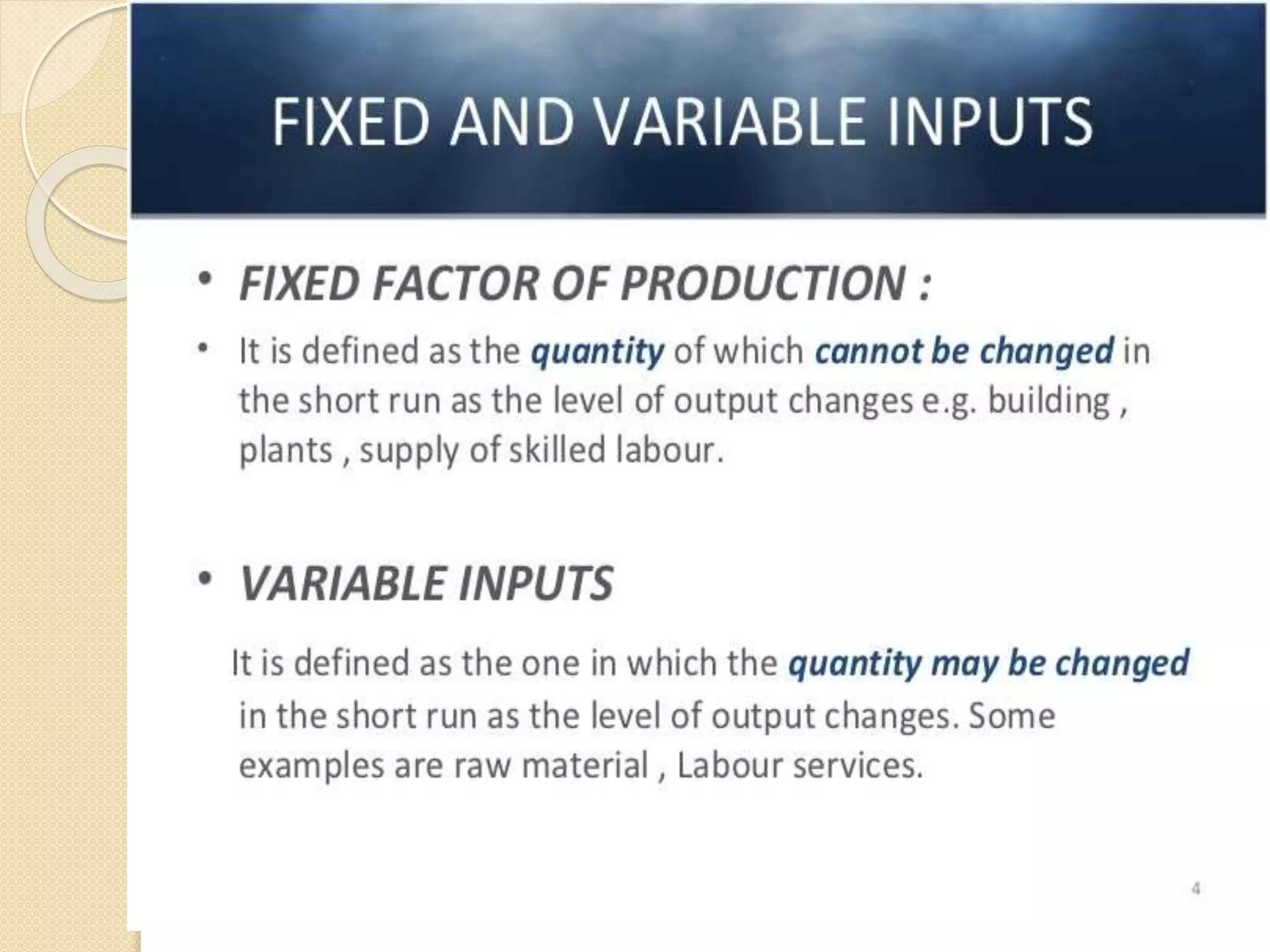 Production Functionand Law of Variable Proportion | PPTX