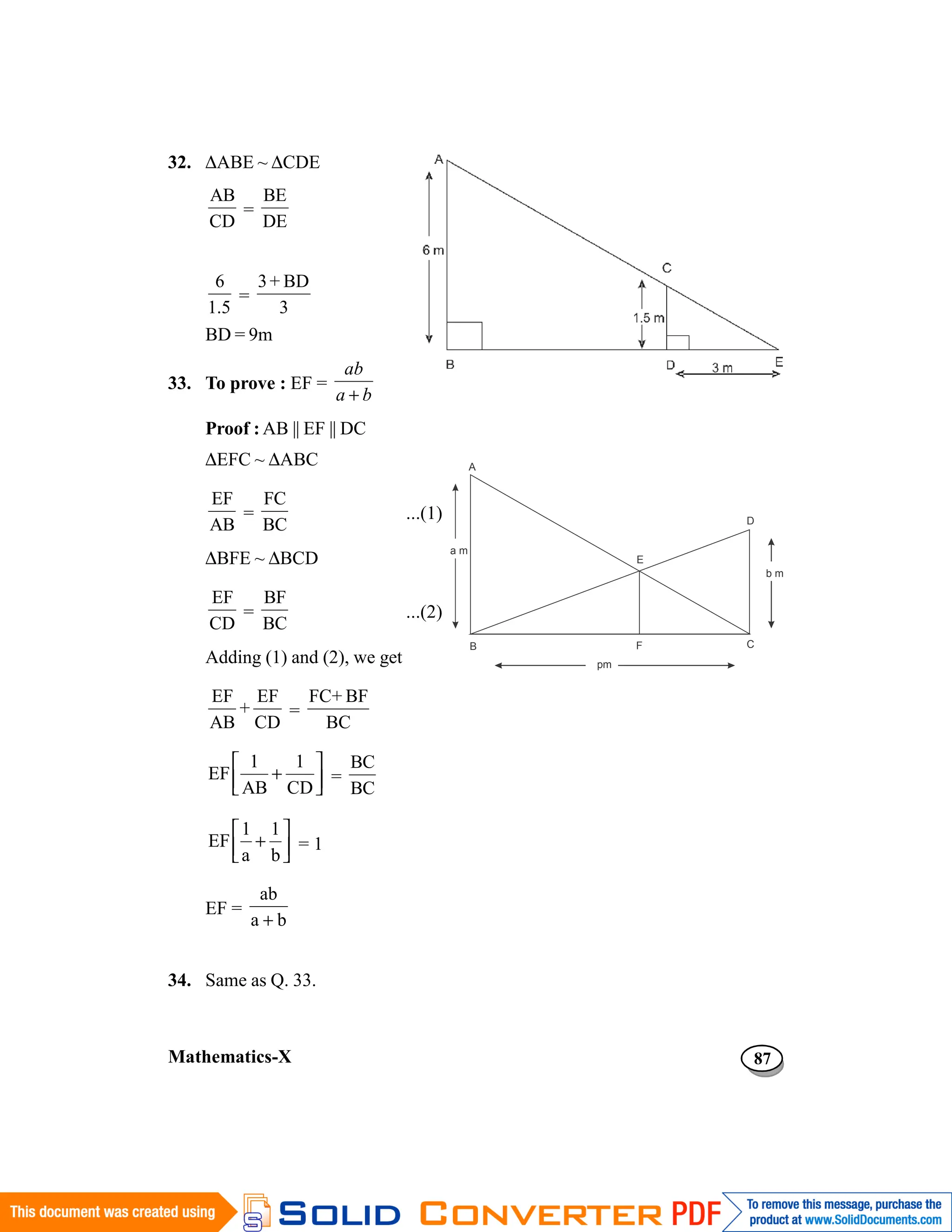 CLASS X MATHS SUPPORT MATERIAL 2023-24 BY DIRECTORATE OF EDUCATION ...