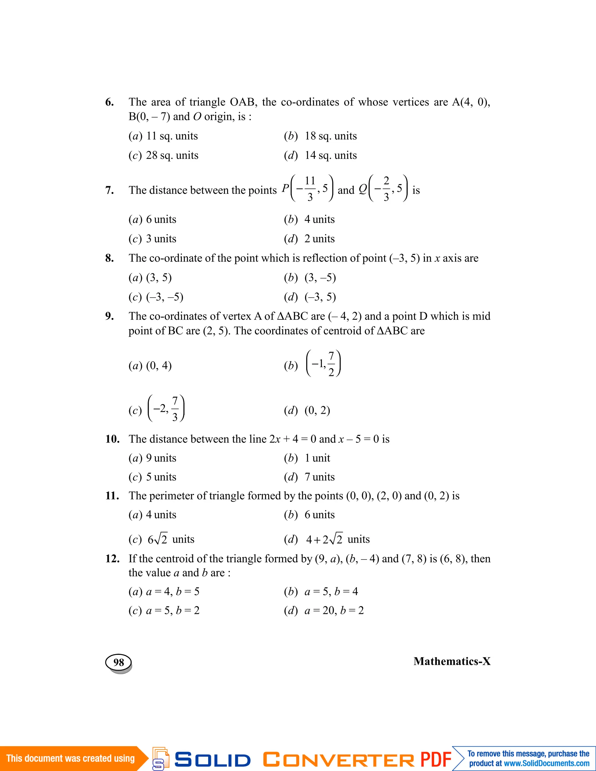 CLASS X MATHS SUPPORT MATERIAL 2023-24 BY DIRECTORATE OF EDUCATION ...