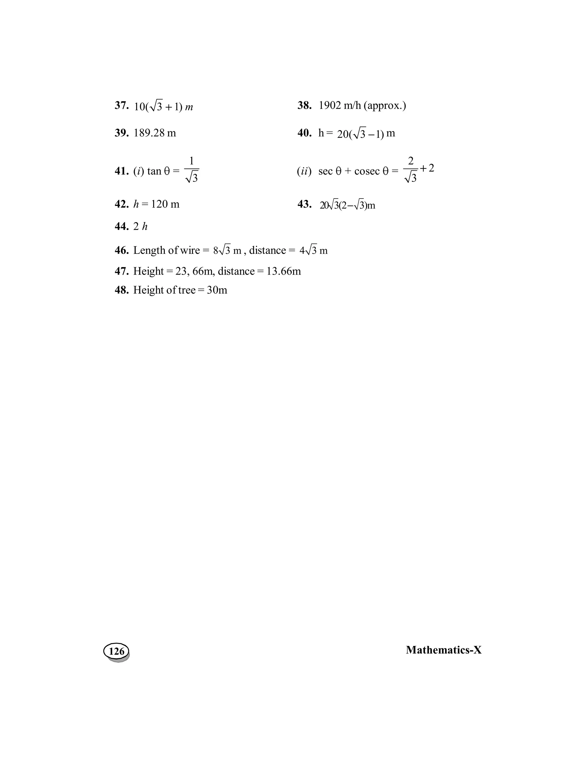 CLASS X MATHS SUPPORT MATERIAL 2023-24 BY DIRECTORATE OF EDUCATION ...