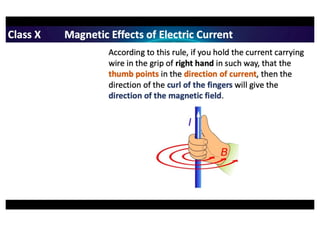 Class x physics magnetic effects of electric current lecture 03 (2) | PDF