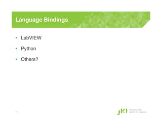 CLA Summit 2013: Connecting LabVIEW to Everything Else | PDF