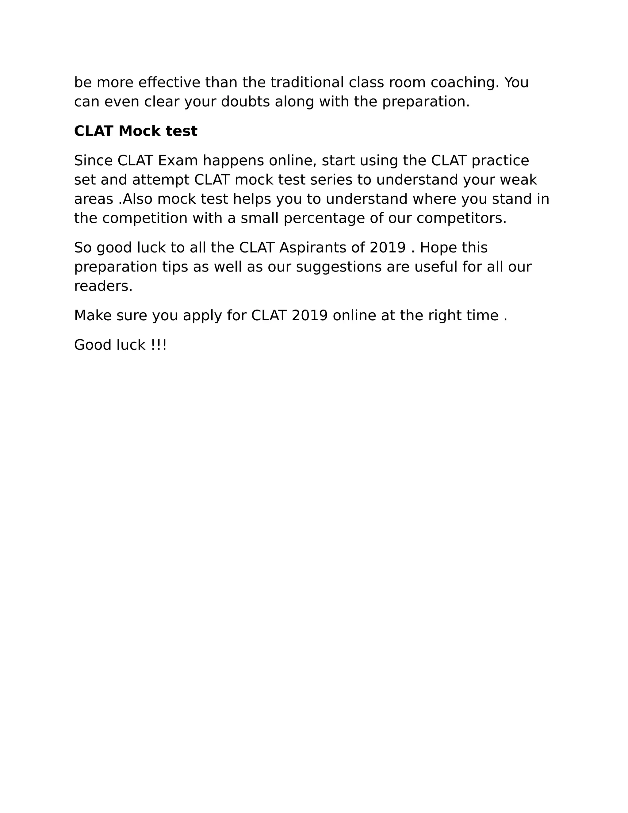 CLAT 2019 Exam Details | PDF