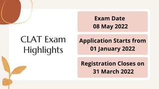 Clat exam pattern | PDF
