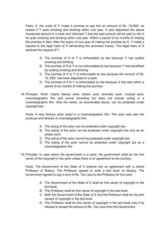 Clat legal aptitude questions with answers | PDF