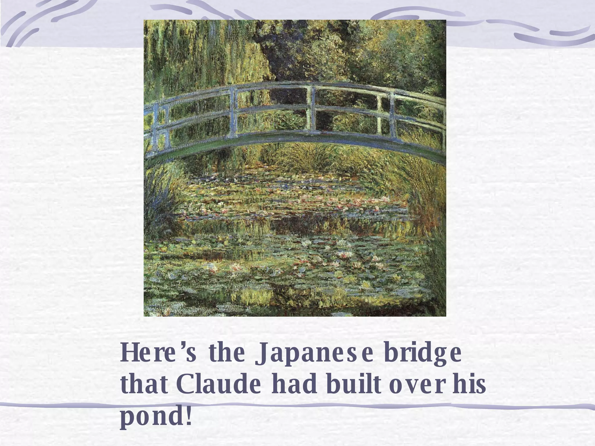 Claude Monet | PPT | Painting | Arts and Crafts