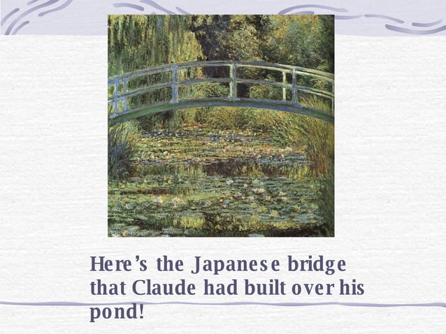 Claude Monet | PPT | Painting | Arts and Crafts