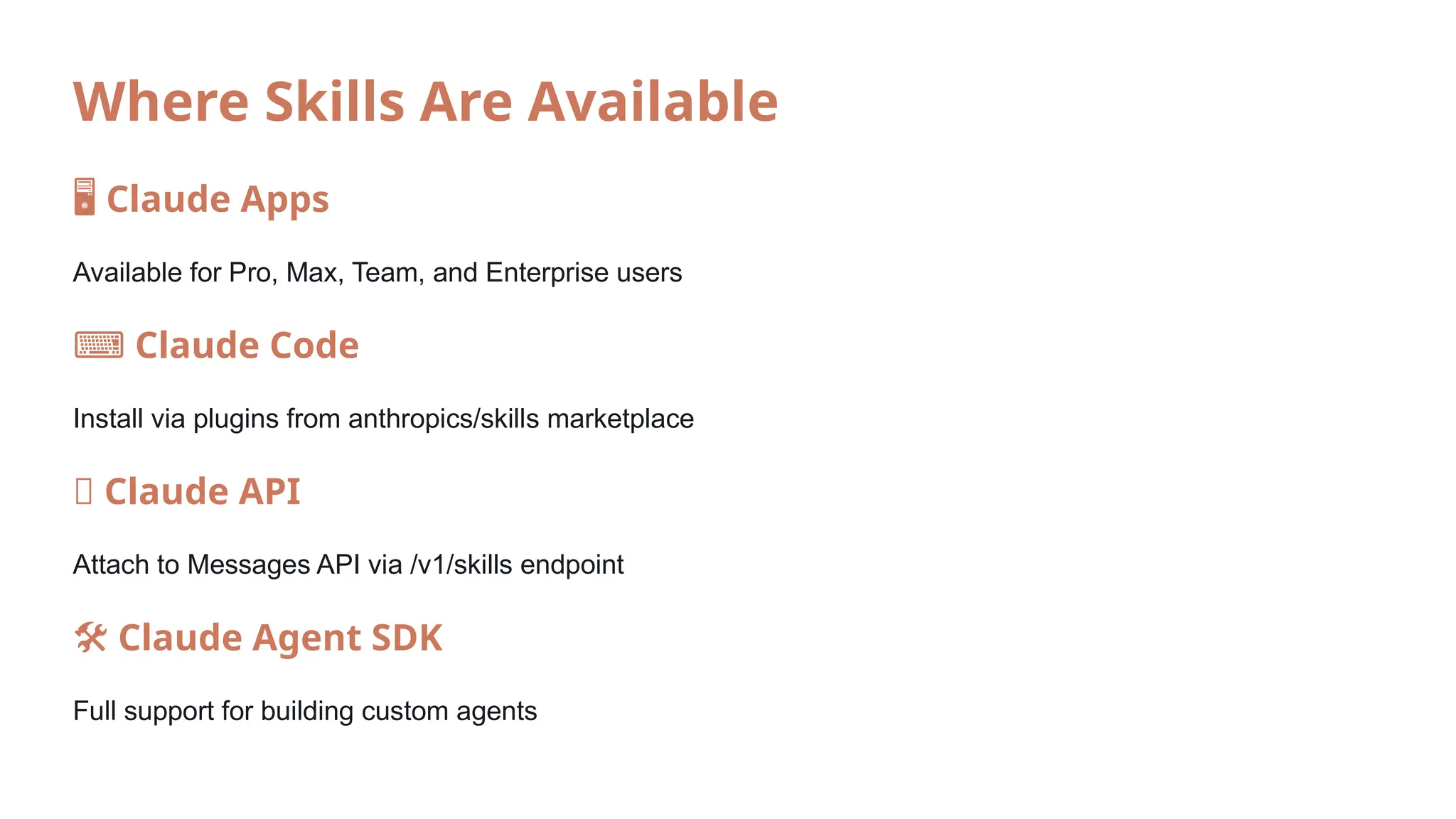 Claude Skills Presentation - Instructions, Scripts and Resources | PPTX