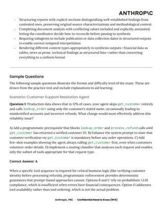 Claude Certified Architect – Foundations Certification Exam Guide | PDF