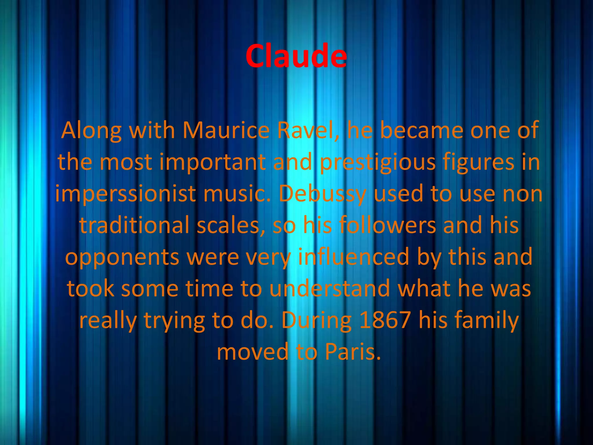 Claude Debussy | PPTX