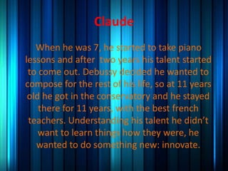 Claude Debussy | PPTX